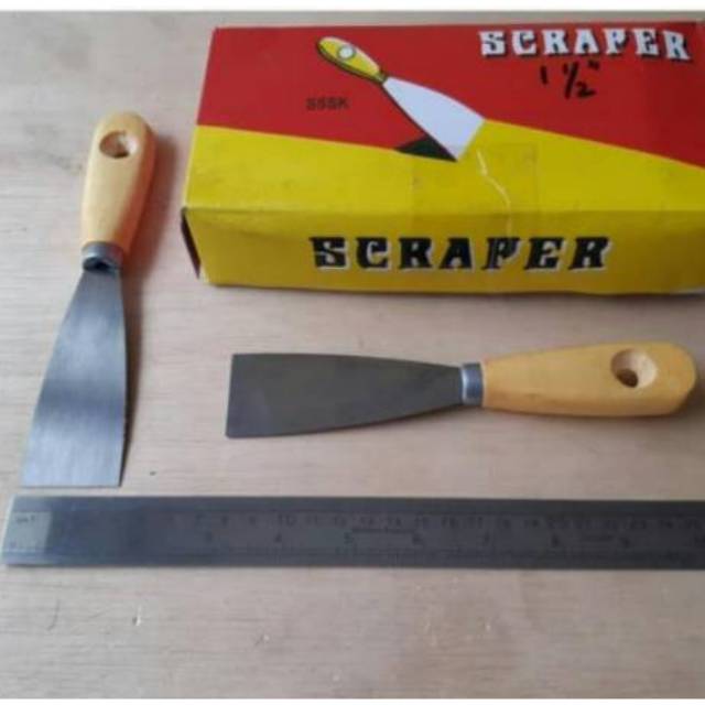 Jual Kape Besi Gg Kayu - Kape Kayu 1,5" - Kerokan cat / Scraper/Skrap ...