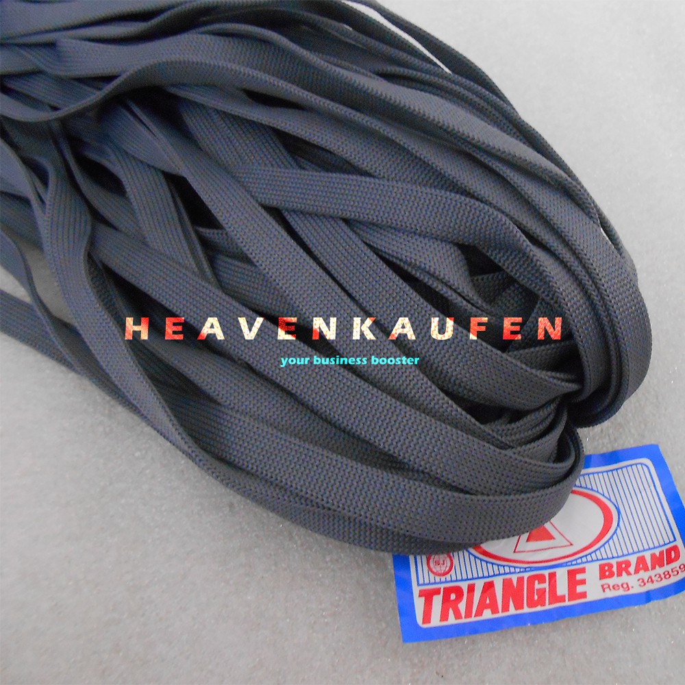 Jual Tali Lebar 1 cm Warna Abu Gelap Untuk Tali Hoodie Jaket Jumper ...