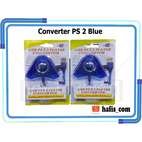 Jual Converter Usb Double Stik Ps2 Ke Ps3 Converter USB 2 SLOT STIK ...