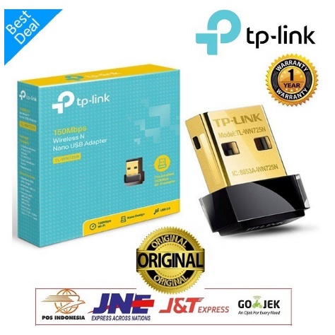 Jual Tplink Wifi Usb Wifi Receiver Wifi Adapter Tl-wn 725n 150Mbps ...