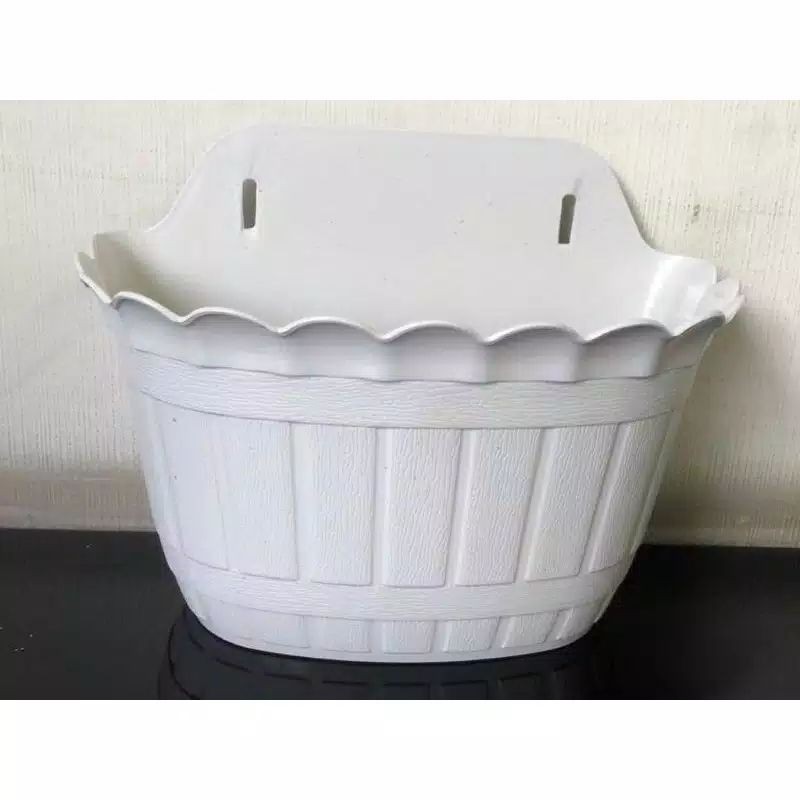 Jual Pot bunga dinding / pot bunga plastik / pot bunga dinding plastik ...