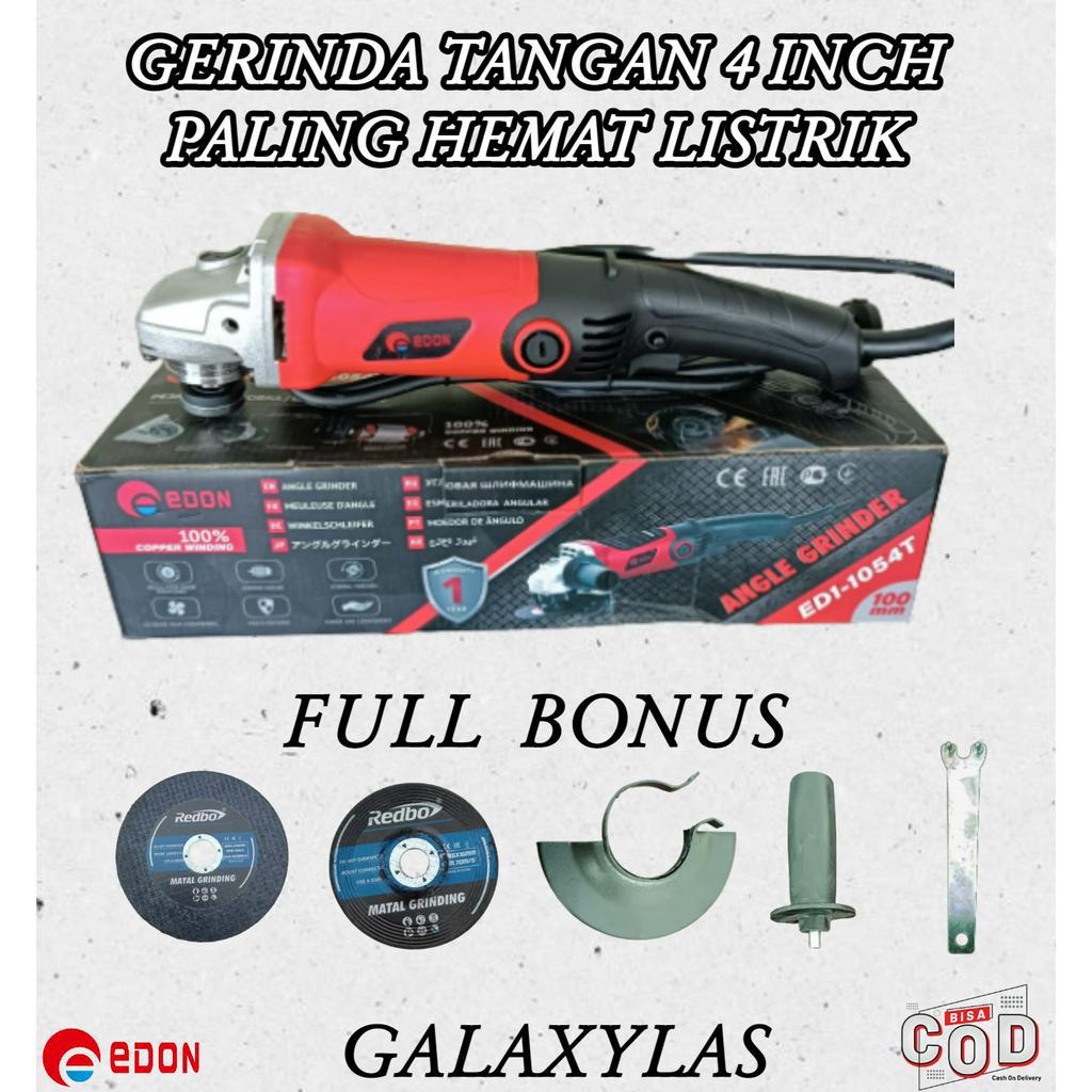 Jual mesin grinda tangan EDON ED1-1054T ed1-1054t MESIN GERINDA TANGAN ...