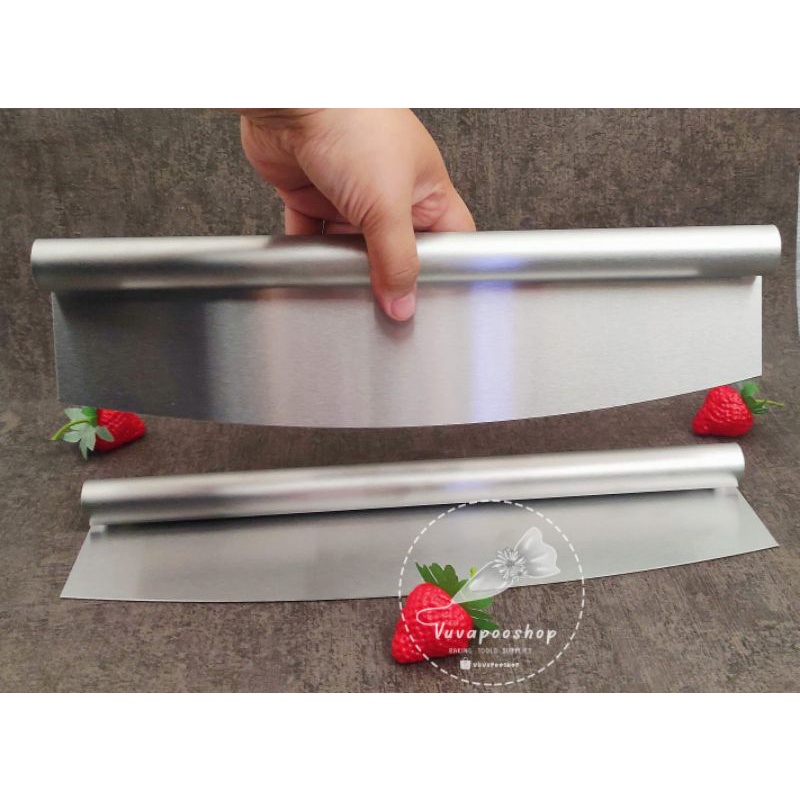 Jual Scraper Stainless Panjang / Scraper Stainless Jumbo / Scraper Kue ...