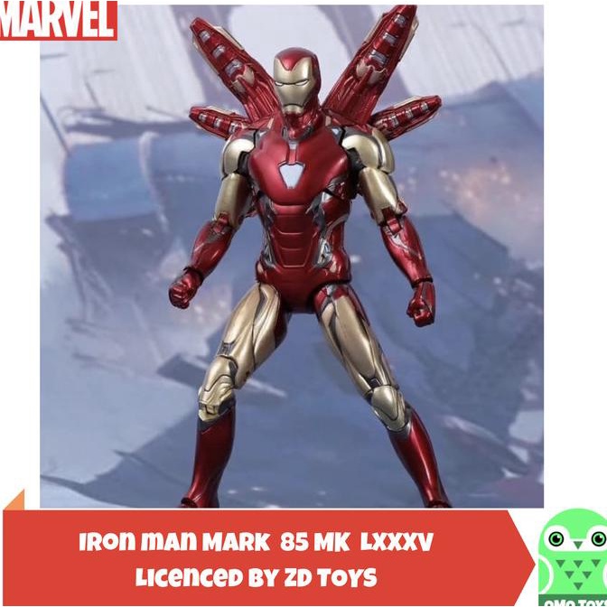 Jual Marvel ZD Toys Ironman Mark 85 ironman MK LXXXV Original Iron man ...