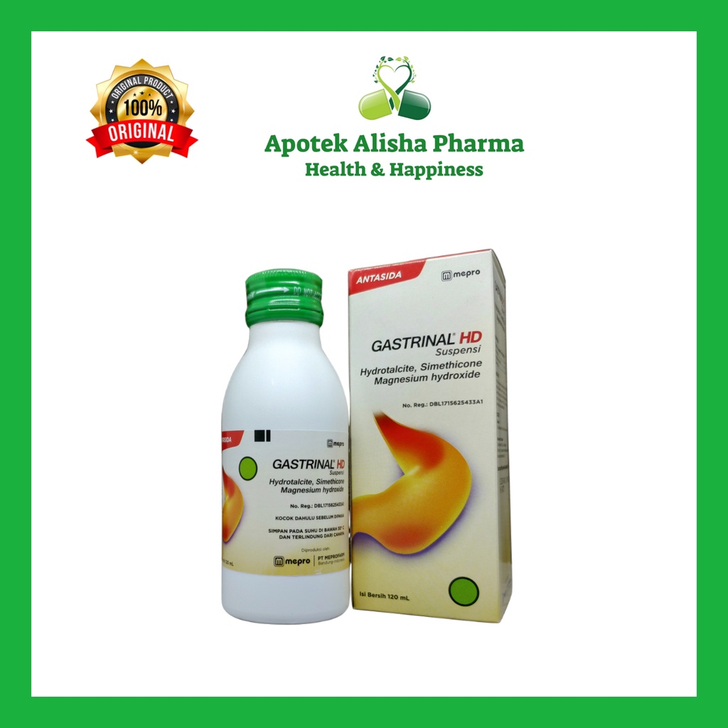 Jual Gastrinal HD Sirup 120ml Obat Maag dan Kembung | Shopee Indonesia