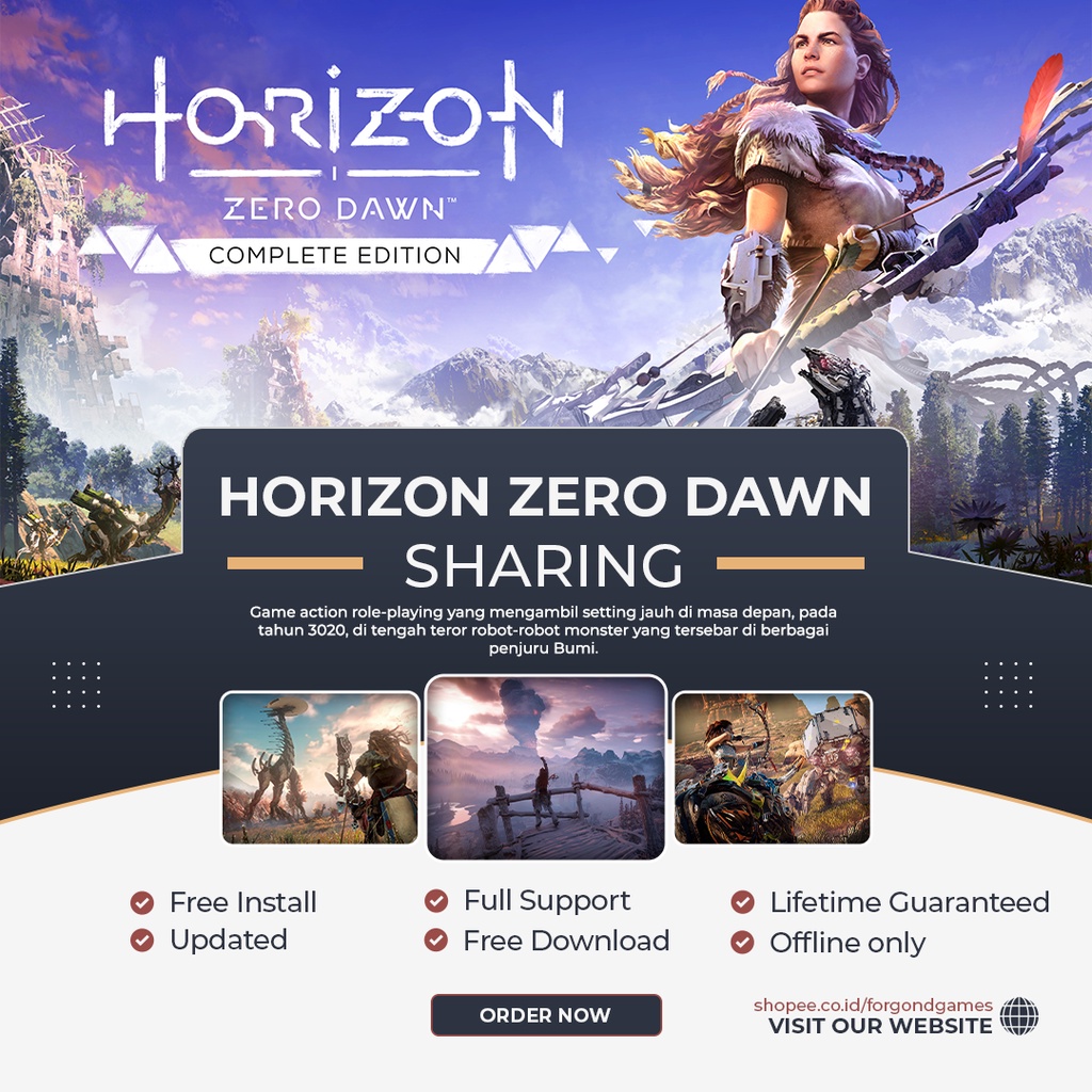 Jual HORIZON ZERO DAWN COMPLETE EDITION PC GAME ORIGINAL | Shopee Indonesia