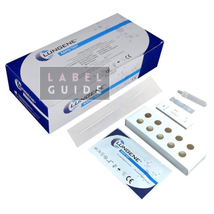 Jual Swab Hidung Test Lungene Biru Antigen Covid-19 rapid eceran ...