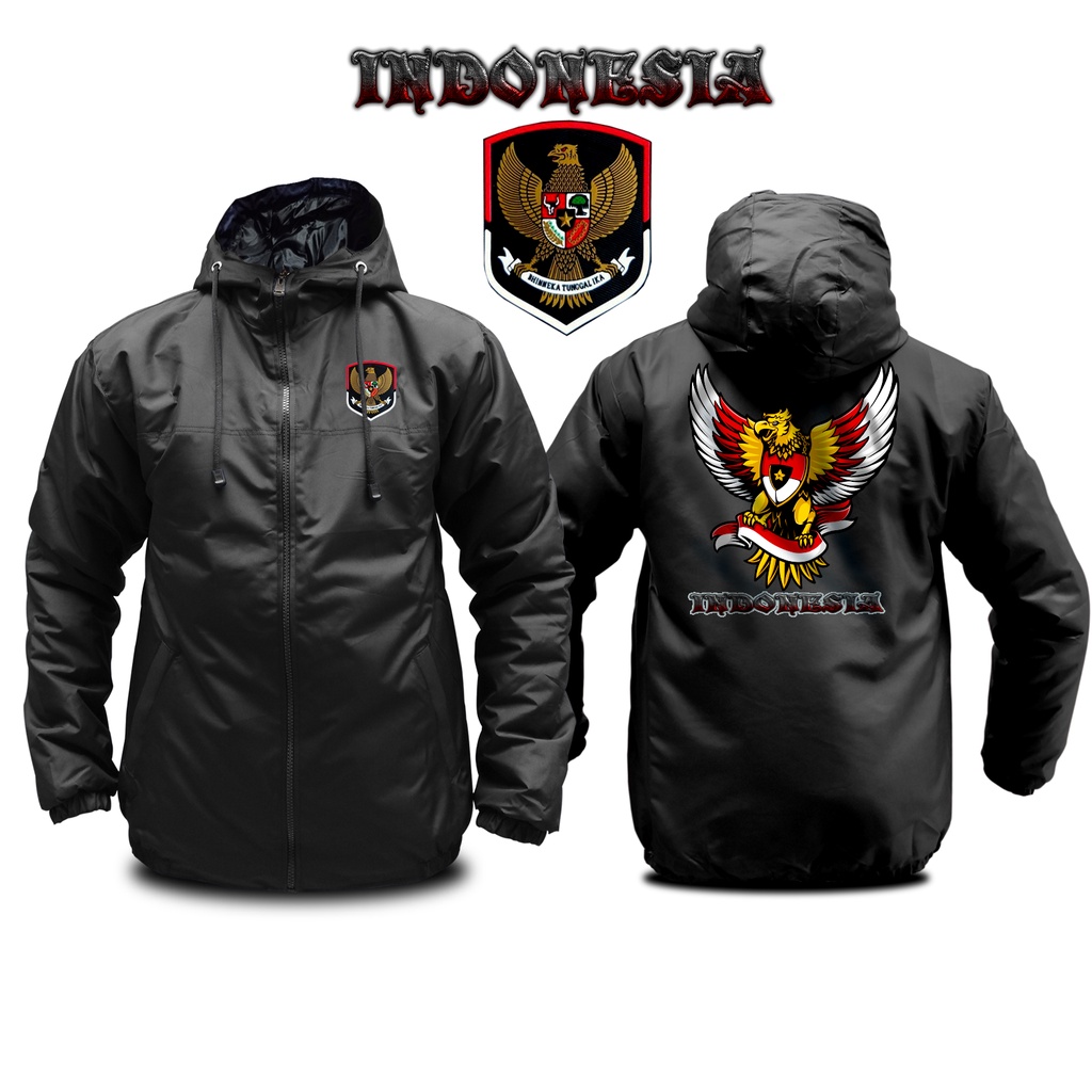 Jual Jaket Timnas 2022 garuda parasut tebal hangat anti air anti angin ...
