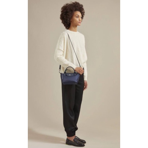 Jual Lonchamp Le Pliage Mini Neo Crossbody Nylon navy/tres paris navy ...