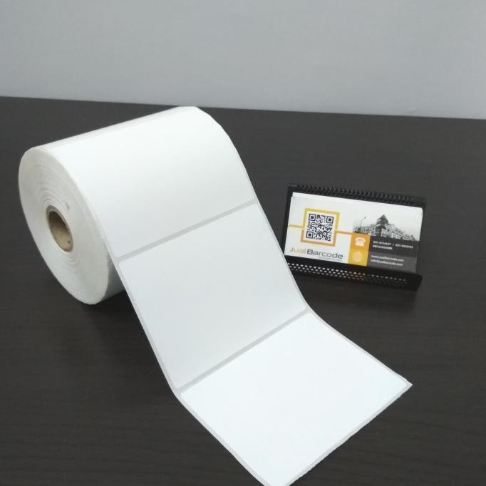 Jual KERTAS STICKER LABEL SEMICOATED 104 X 75mm EKSPEDISI PENGIRIMAN ...