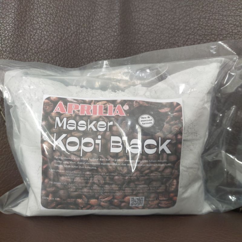 Jual APRILIA MASKER KOPI BLACK MASKER MUKA WAJAH FACE MASK 500GR ...