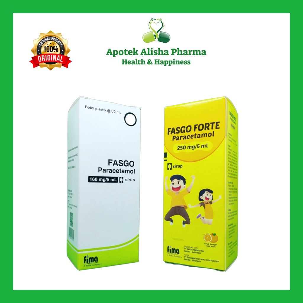 Jual Fasgo Forte 250mg Sirup dan Fasgo 160mg Syrup 60ml Obat Penurun ...