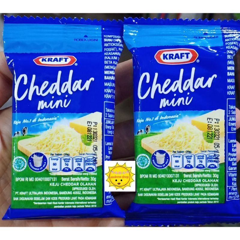 Jual Kraft Cheddar Mini 30gr | Shopee Indonesia