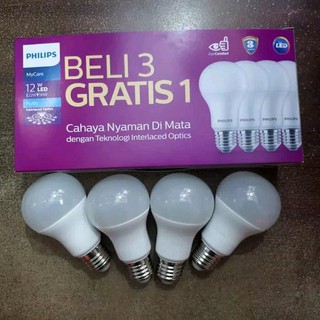 Jual Lampu Led Philips Paket 12 Watt Philips Led 12 watt 12 W 12w Bohlam Led Philips Lampu ...
