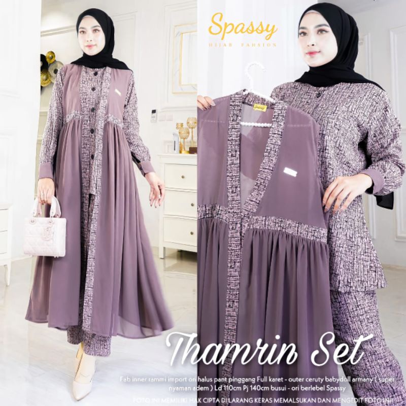 Jual Thamrin Set Original Spassy | Shopee Indonesia