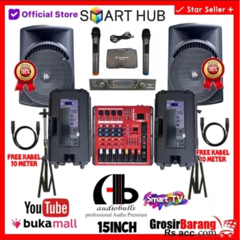 Jual Paket Sound System Panggung Cafe Dan Lapangan 15inch Model Mackie