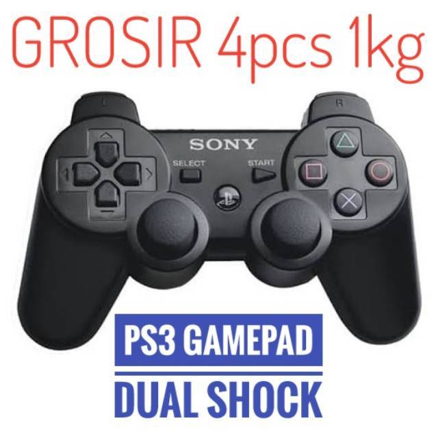 Jual stick gamepad Sony PS3 dual shock DS3 wireless kalbar | Shopee ...