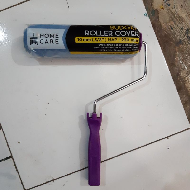 Jual Kuas Roll cat tembok dinding beserta baki cat jual sepaket atau ...