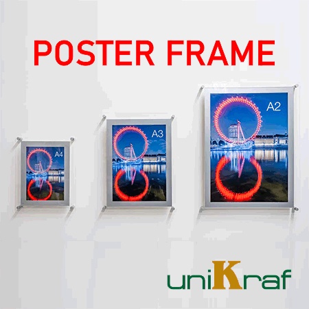 Jual Wall Poster Acrylic Frame | Bingkai Akrilik Poster Dinding ...