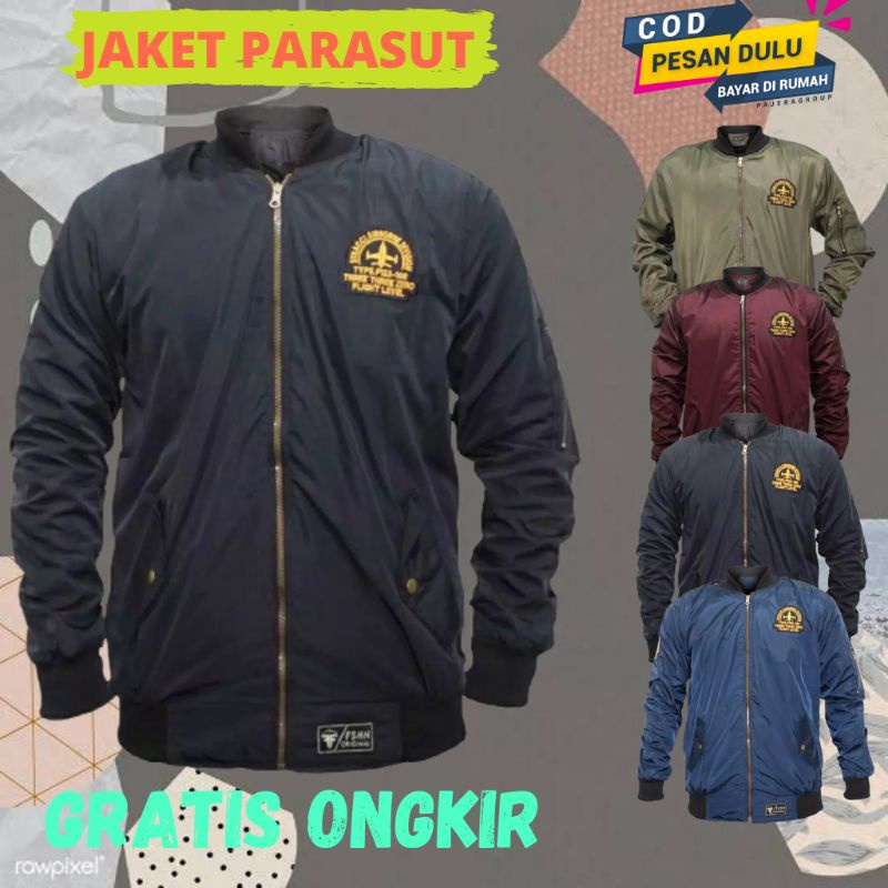 Jual JAKET MOTOR / JAKET BOMBER PILOT STRACI PRIA WATERPROOF PREMIUM ...