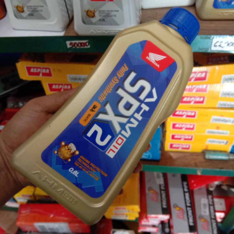 Jual OLI MESIN MOTOR SPX2 800ml MATIC 10W-30 API SL 4T ORIGINAL | Shopee Indonesia