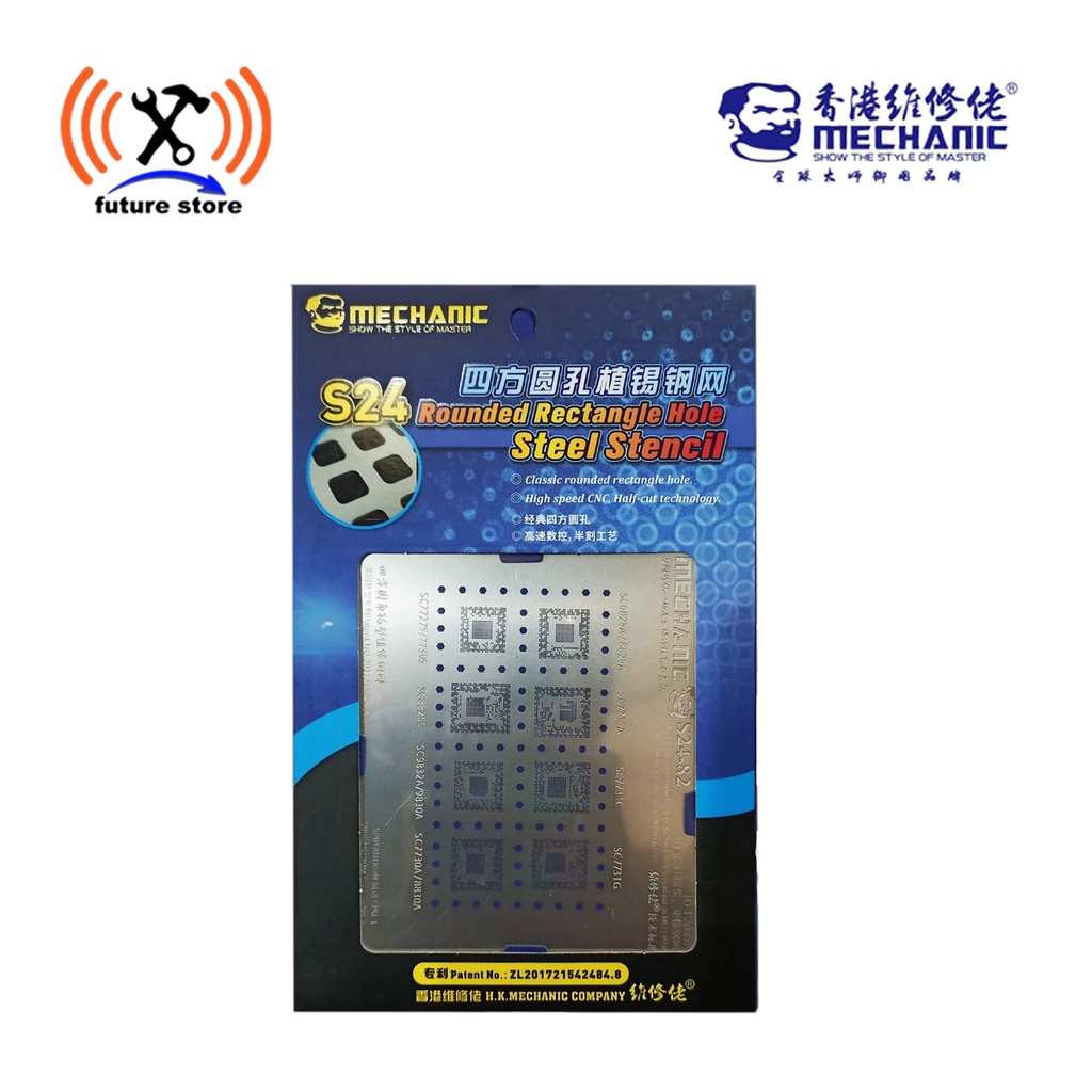 Jual MECHANIC Cetakan IC S24-46 0.12MM Universal - Plat IC - Steel Stencil Original | Shopee ...