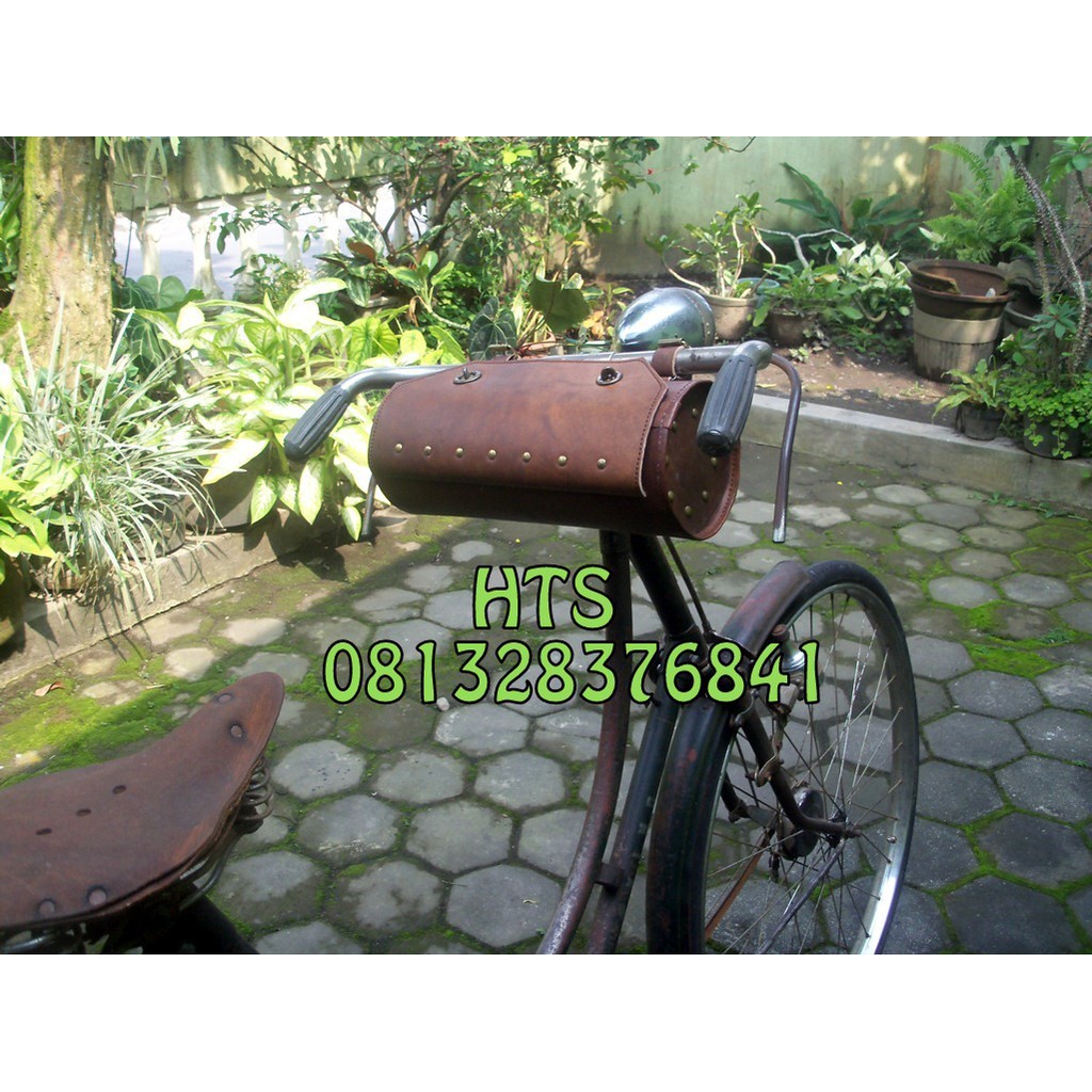 Jual Tas onthel tas stir onthel tas stang sepeda onthel asli kulit ...