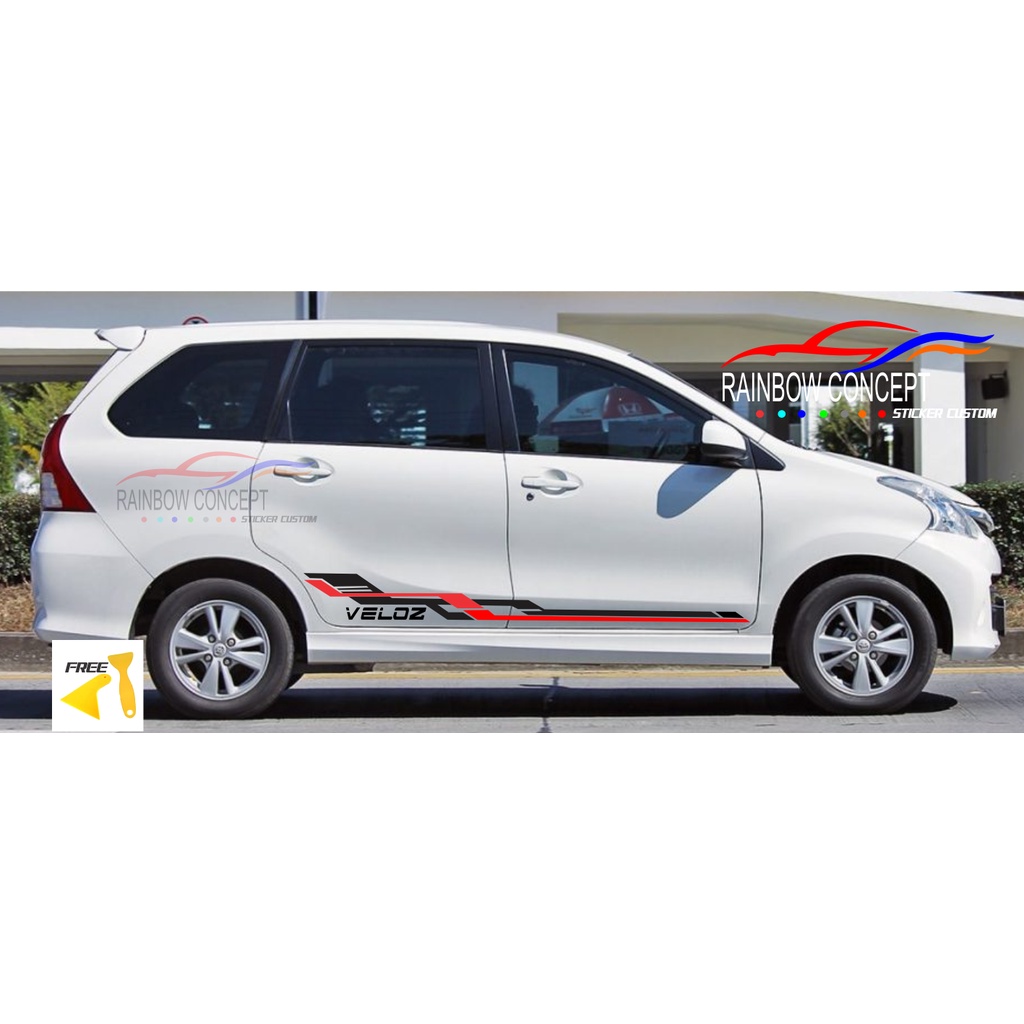 Jual STICKER MOBIL AVANZA VELOZ AVANZA STICKER CUTTING MOBIL TOYOTA ...