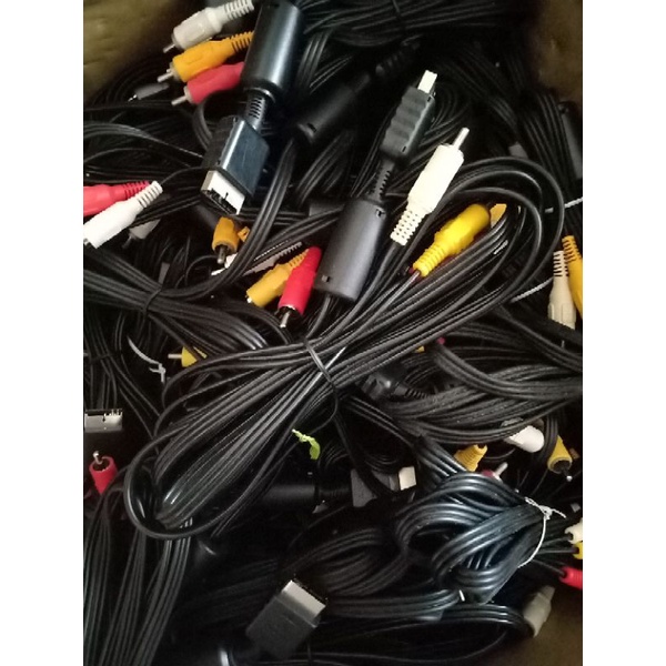 Jual Kabel AV PS PS2 original EX Japan kabel RCA | Shopee Indonesia