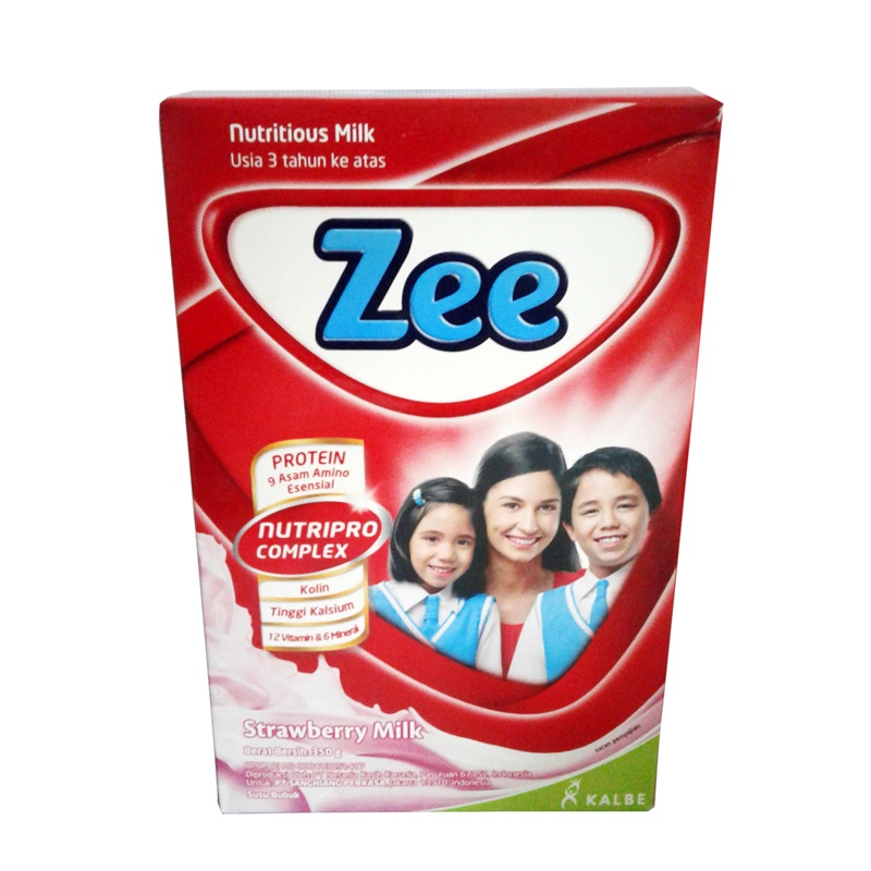 Jual Zee Milk Strawberry Box 340Gr | Shopee Indonesia