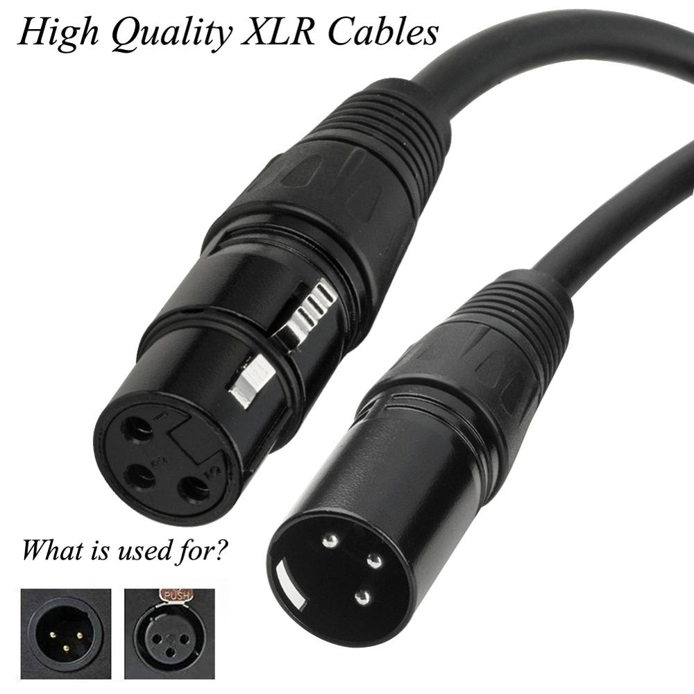 Jual Kabel Mic XLR-XLR XLR Male to XLR Female Balanced Microphone Cable | Shopee Indonesia