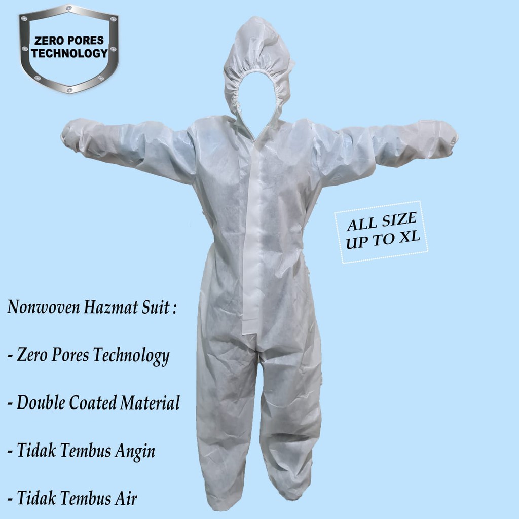 Jual BAJU APD CORONA ALAT PELINDUNG DIRI HAZMAT COVID-19 DOUBLE COATED ...