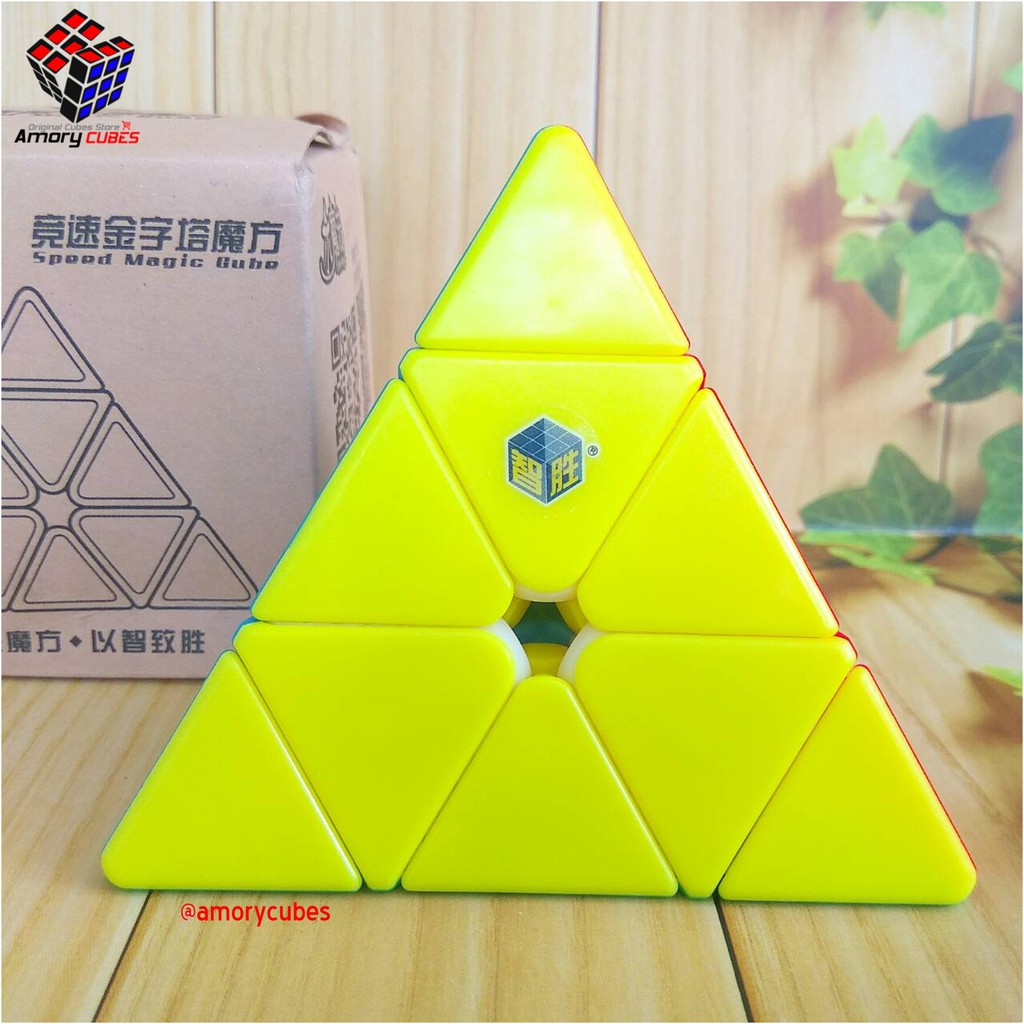 Jual Jual Rubik Yuxin Pyraminx Little Magic STICKERLESS RED / Rubik ...