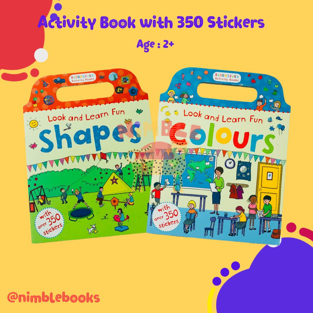 Jual BUKU ACTIVITY ANAK - Look and Learn Fun Shapes Activity Book ...