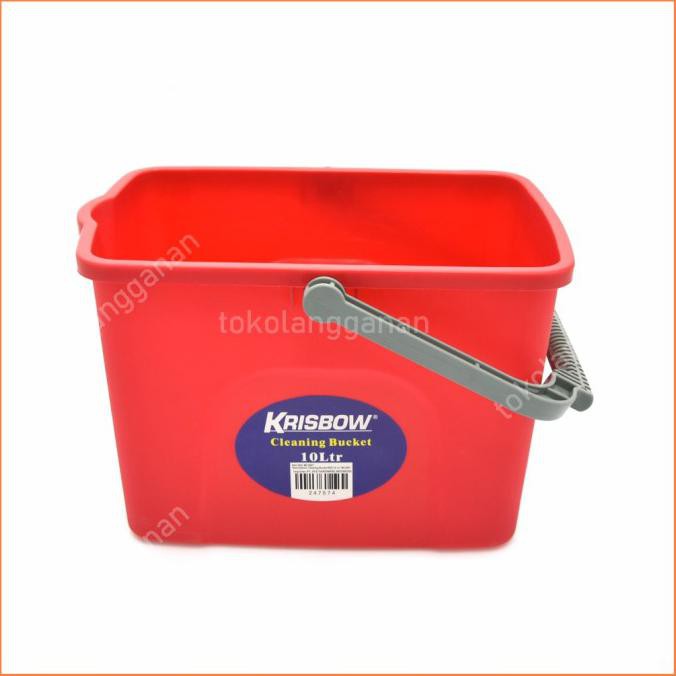 Jual Populer Krisbow 10 Ltr Ember Plastik - Merah | Shopee Indonesia