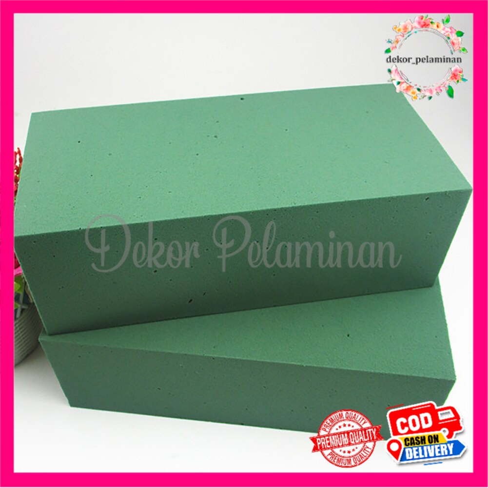 Jual COD FLORAL FOAM KERING BASAH 1PCS - BUSA BUNGA TANCAP GABUS UNTUK ...