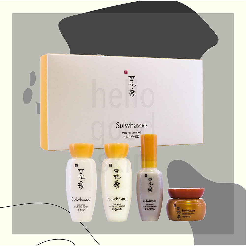 Jual Sulwhasoo Basic Kit (4 items) | Shopee Indonesia