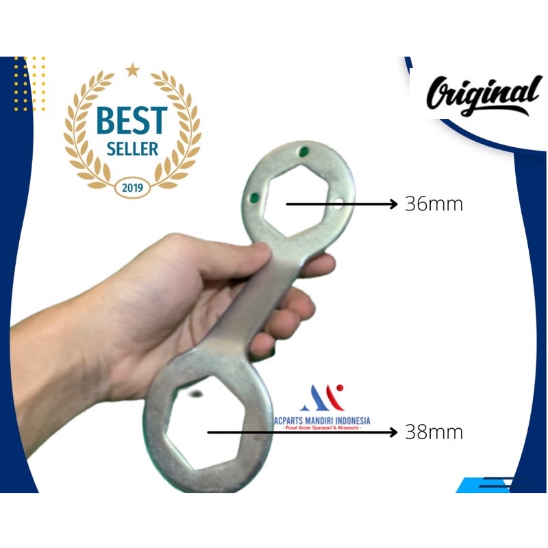 Jual Kunci pembuka mur gearbox mesin cuci 1 tabung 36-38mm | Shopee ...