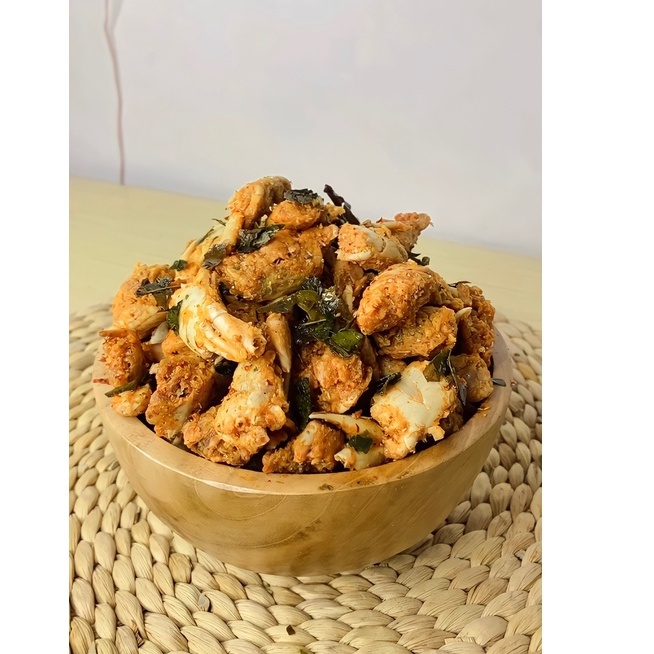 Jual BABY CRAB CRISPY PEDAS DAUN JERUK | ORIGINAL DAUN JERUK | Shopee ...