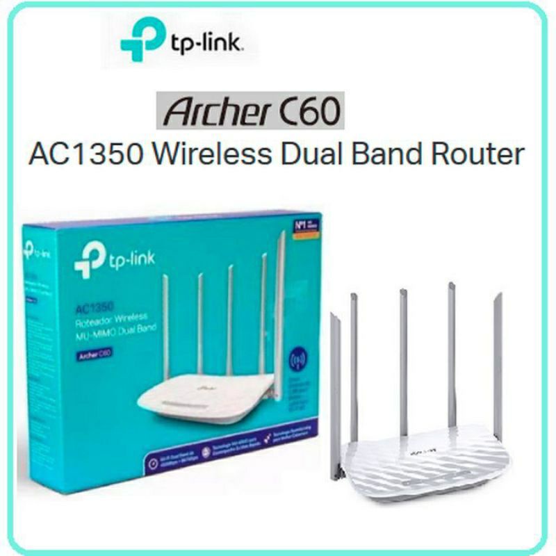 Jual TP-LINK AC1350 Wireless Dual Band Router Archer C60 | Shopee Indonesia