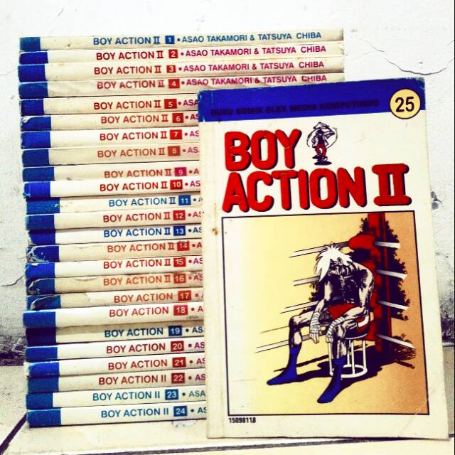 Jual Boy action II 25vol by. Asao takamori - tamat - komplit | Shopee ...