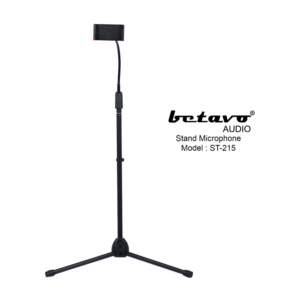 Jual STAND MIC ST 215 BETAVO AUDIO PROFESSIONAL STAND MICROPHONE | Shopee Indonesia