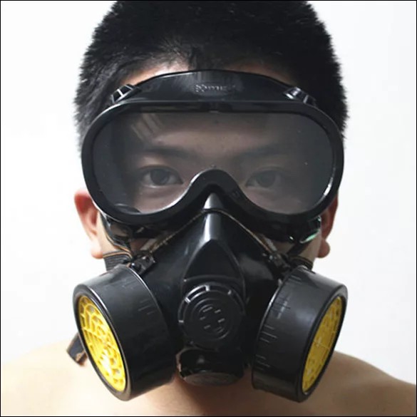 Jual ARRA - Masker Obat Double NP306 Anti Polusi Chemical Respirator ...