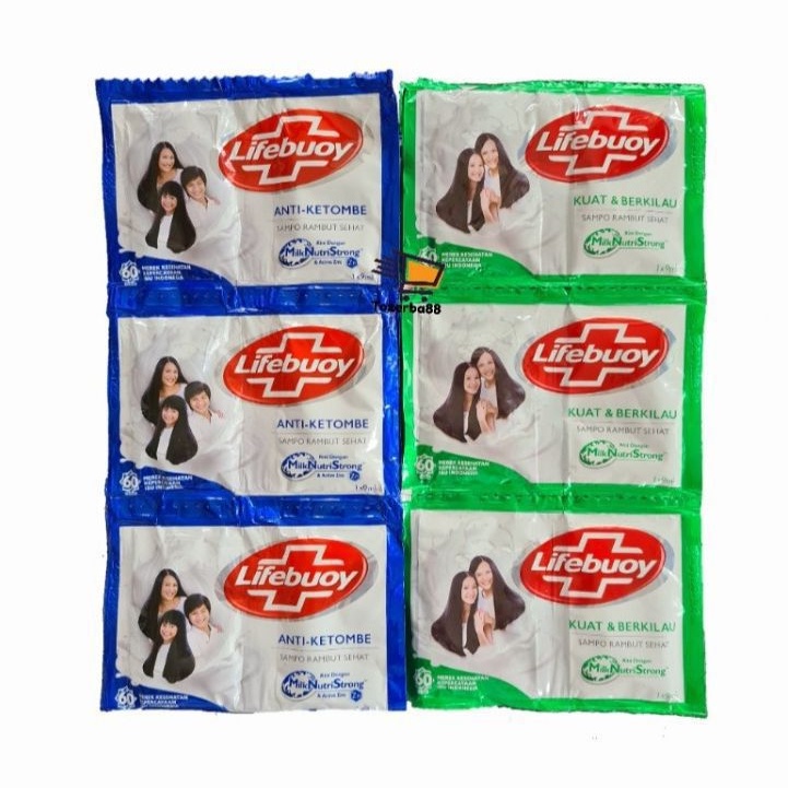 Jual Lifebuoy Shampoo Renteng (Isi 12sachet @9ml) Shampo Renceng Hijau ...