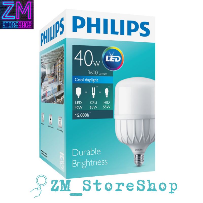 Jual Philips Lampu LED TrueForce Core 40 Watt 6500K / Putih / Cool Day Light | Shopee Indonesia