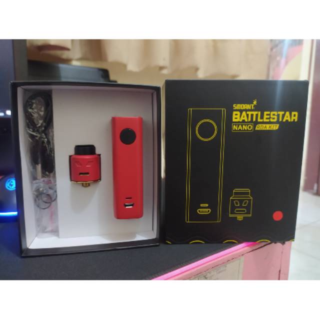 Jual Smoant Battlestar Nano KIT 80W TC Mod Vape - MERAH | Shopee Indonesia