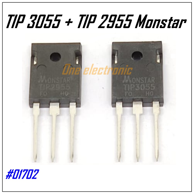 Jual Transistor TIP3055 TIP2955 TR NPN PNP Arus Besar Regulator,Amplifier | Shopee Indonesia
