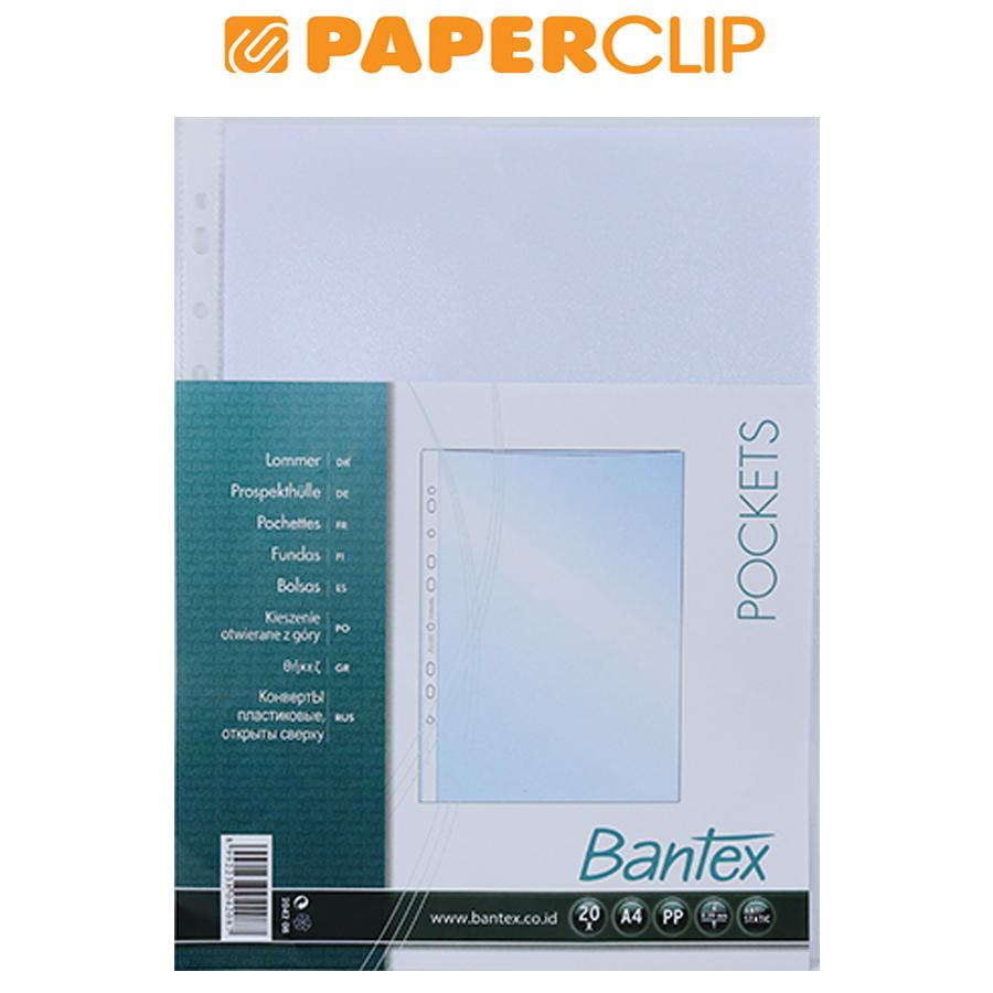 Jual CLEAR POCKET BANTEX 8042/2042 A4 @20 | Shopee Indonesia