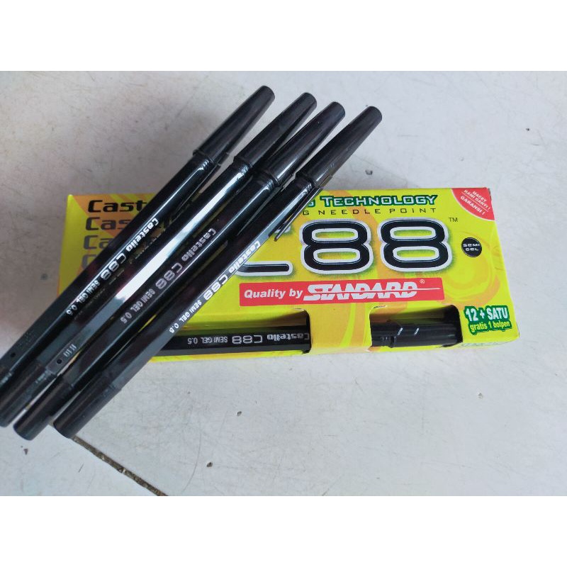Jual 12 buah ( 1 pak ) Pulpen Standart C88 | Shopee Indonesia