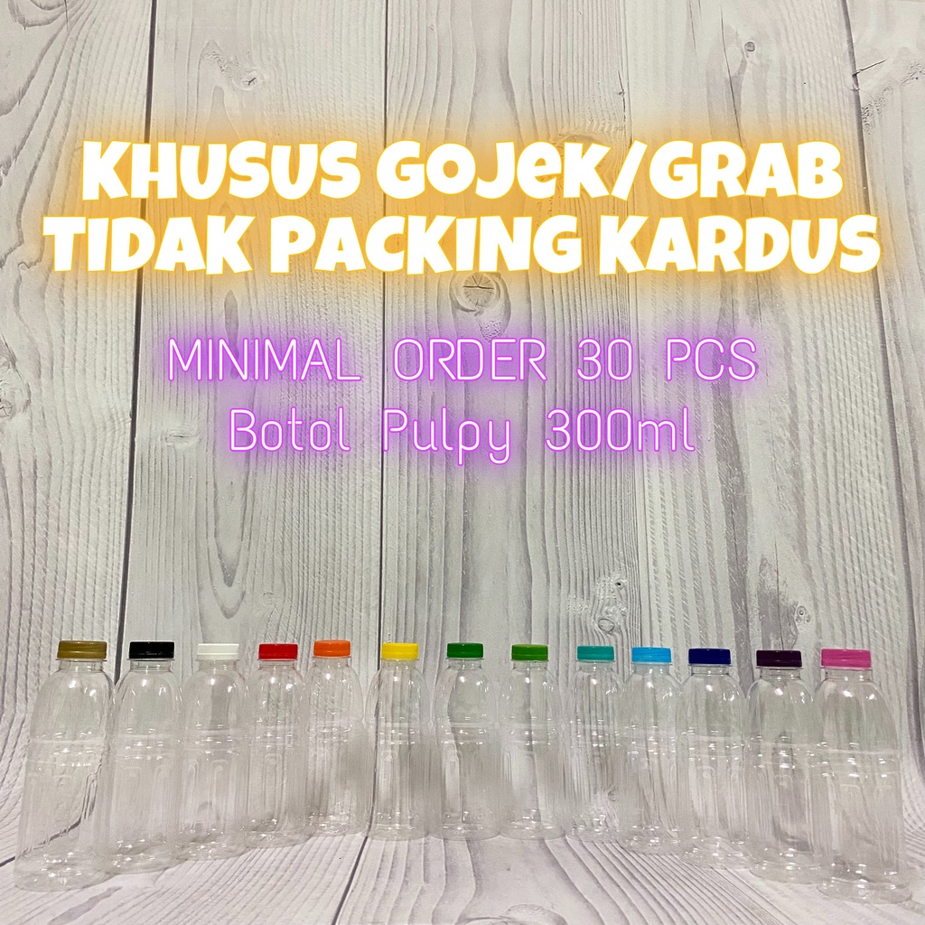 Jual Botol Plastik SN Pulpy 300ml - KHUSUS GOJEK DAN GRAB | Shopee ...